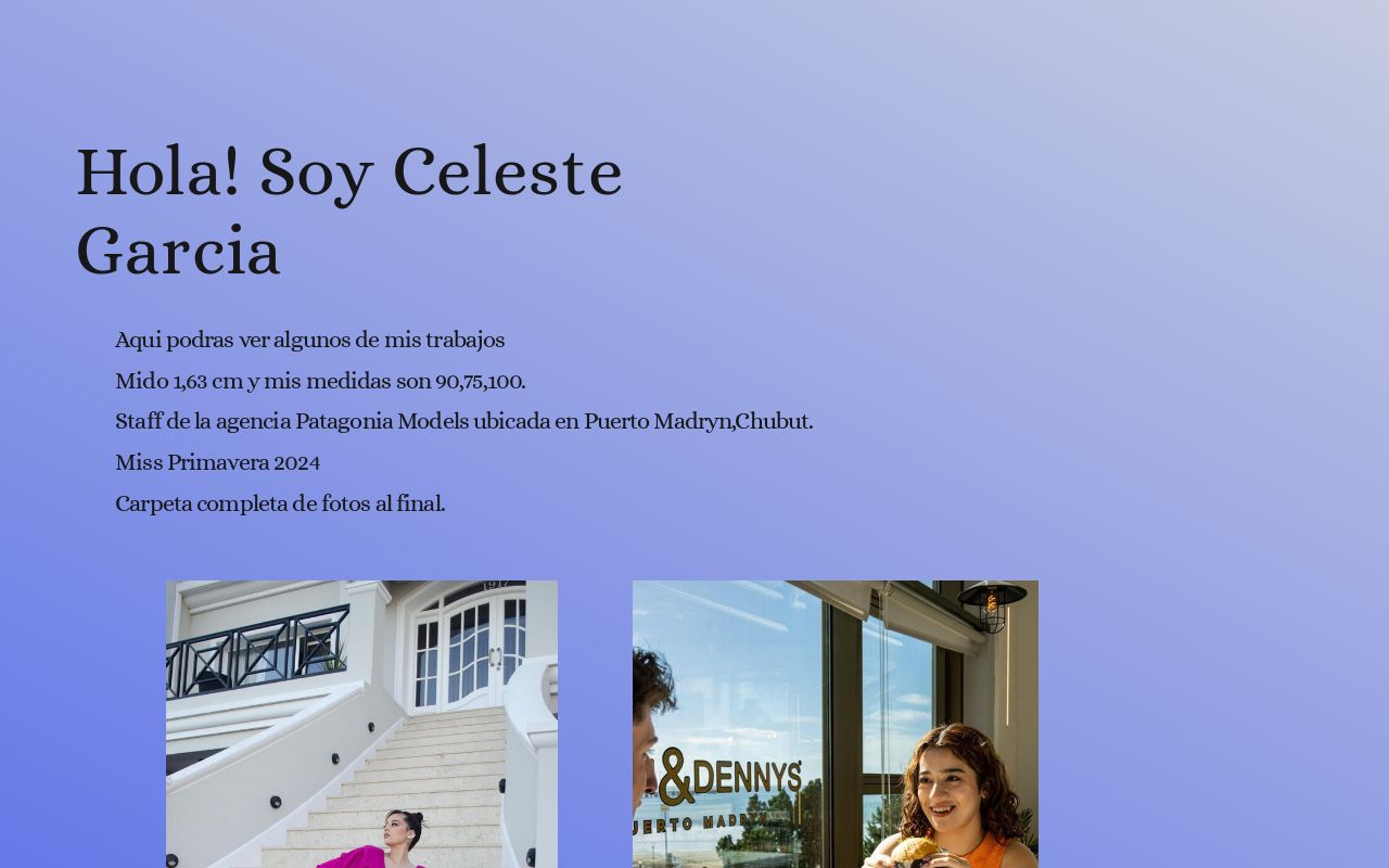Celeste Garcia Portfolio Contenido